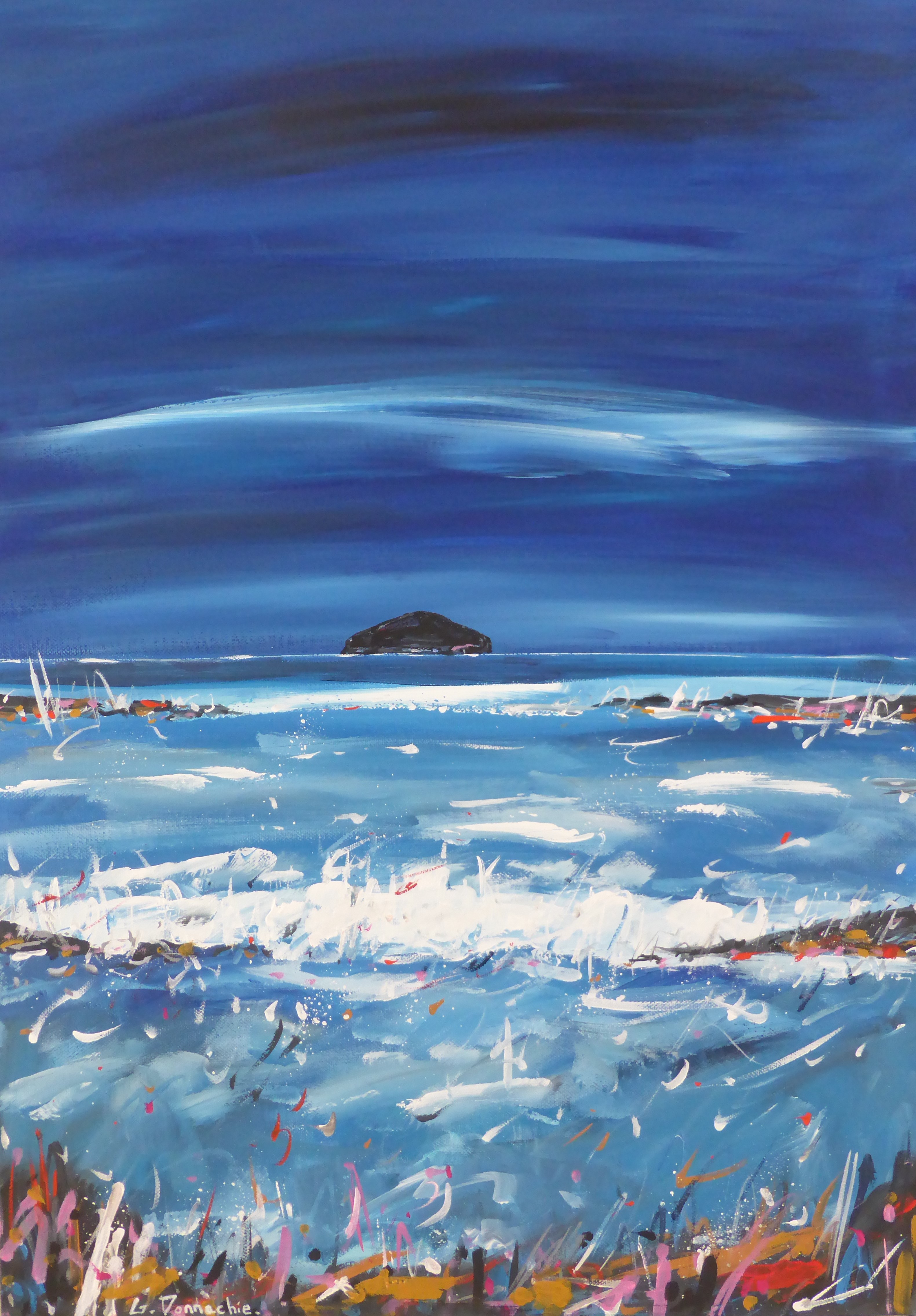 big wave ailsa craig – Kilted Artist